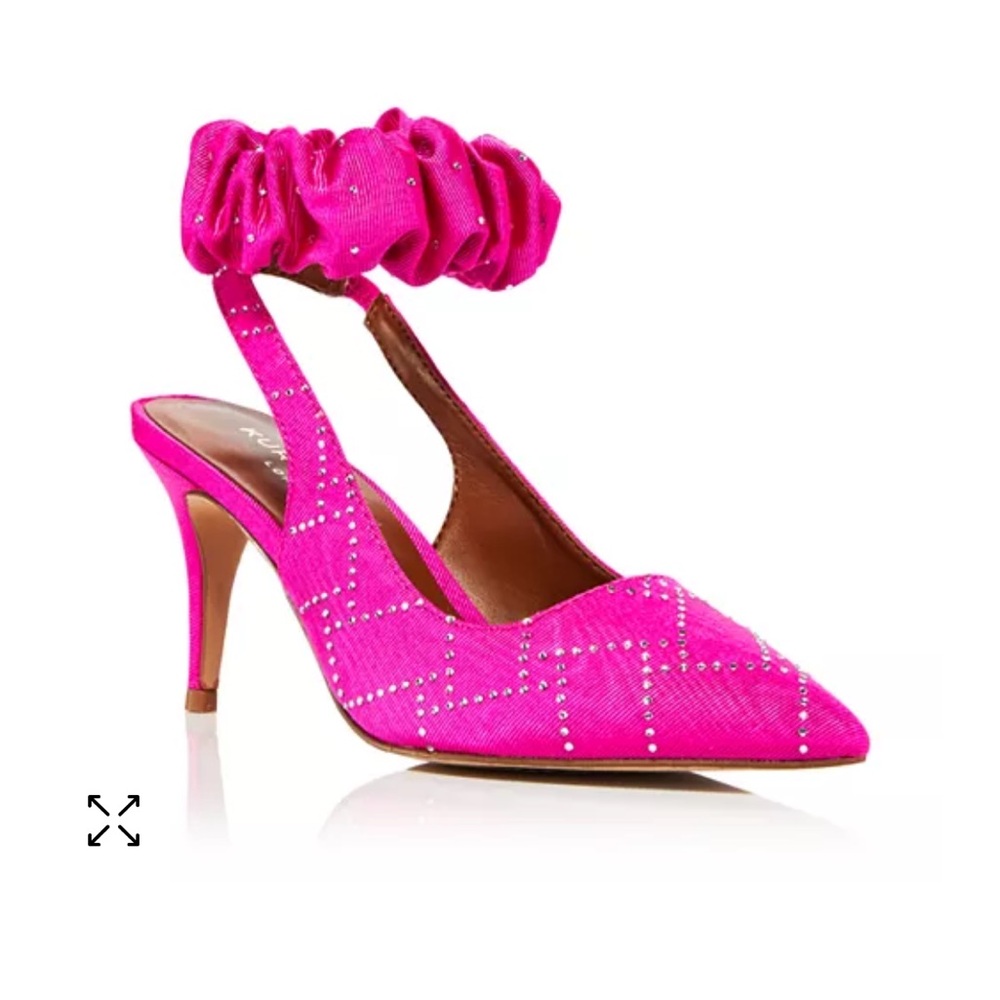 Kurt Geiger London Countess 75 Ankle Scrunchie Pump F… - Gem